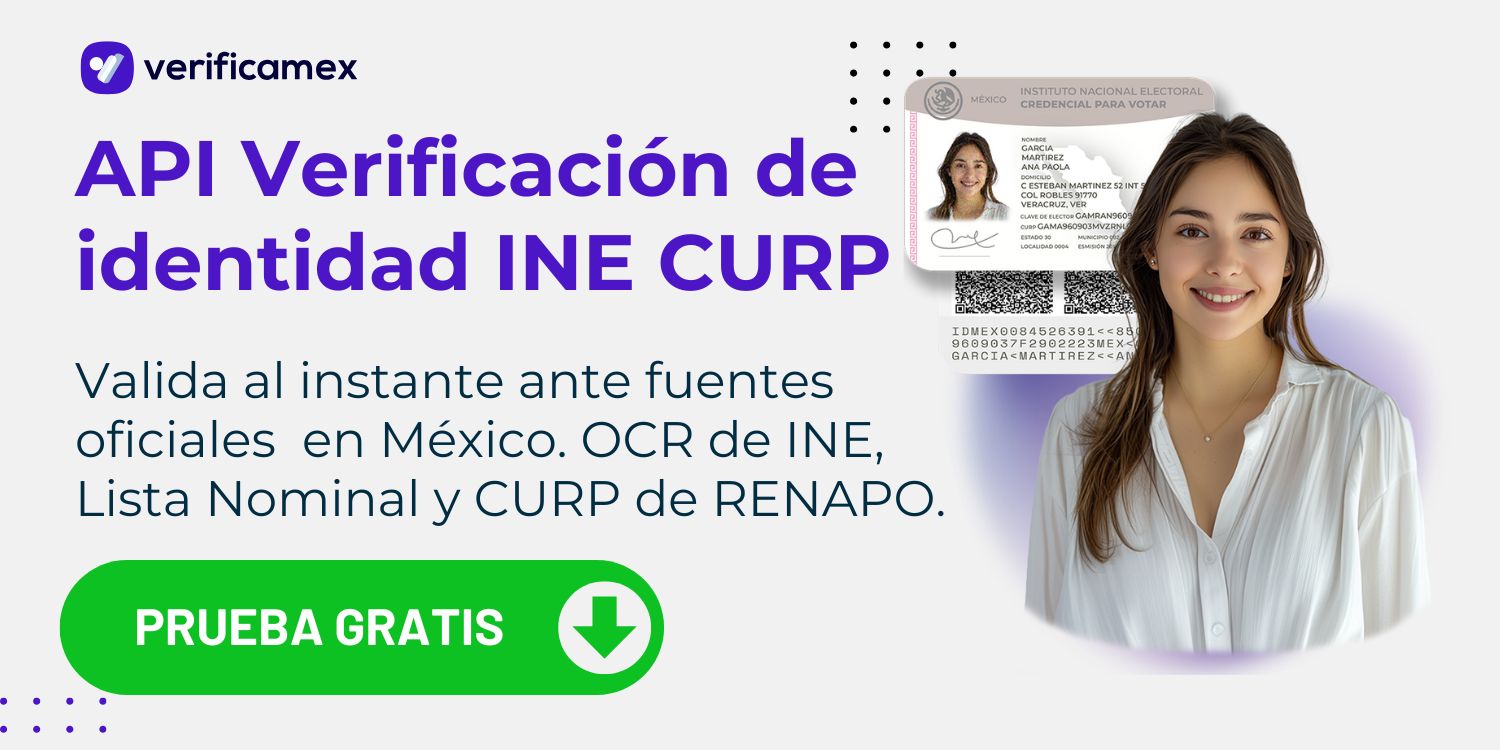 API Verificación de identidad Verificamex